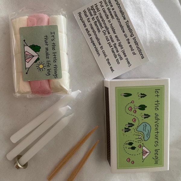 Miniature Marshmallow Kit in A Matchbox, Tiny Toasting Experience With ...