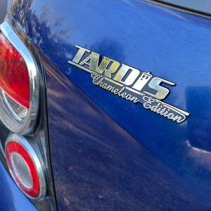 TARDIS Chameleon Edition Dr Who Car Emblem - Chrome Plastic Not a Decal ...