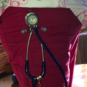 SMALL Japanese Fish Hook Stethoscope Holder - Etsy