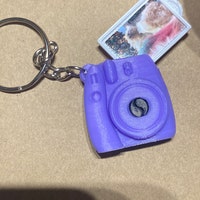Mini Camera Keychain and Your Own Personalized Photo. Camera Keychain With Pull Out Picture ...