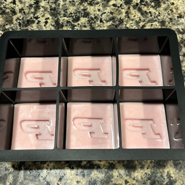 Monogram Whiskey Ice Cubes, Personalized Ice Mold, Custom Silicone Ice ...