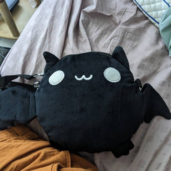 Cute Plush Bat Mini Crossbody Bag / Backpack - New Higher Quality ...