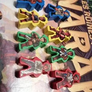 LORDS of WATERDEEP Meeples Upgrade Kit Stickers Free Scoundrels of Skullport Decals Kit Premium ...