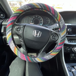 Cute Little Daisy Car Steering Wheel Cover Cotton Linen - Etsy