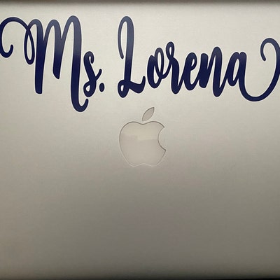Laptop Stickers Laptop Decal Computer Decal Name Laptop Decal Laptop ...