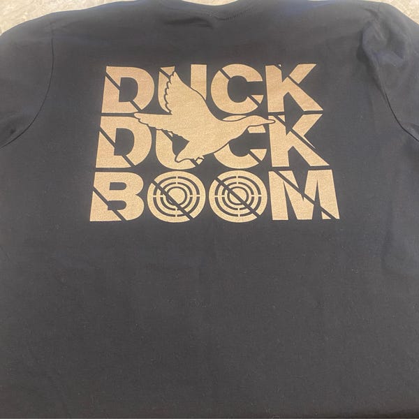 DUCK DUCK Boom-duck Hunting Tee: Funny Hunter Gift, Outdoor Apparel - Etsy
