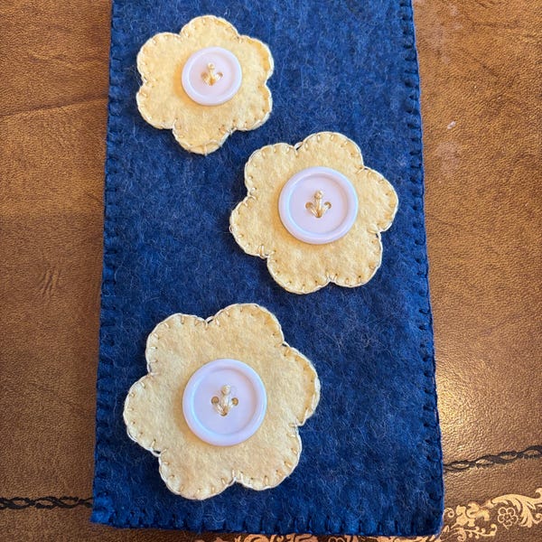 Pre-washed Wool Felt Penny Rug Kit - Summer Breeze - Penny Lane ...