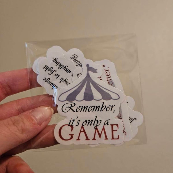Caraval Stickers | Caraval | Booktok Stickers | Bookish Stickers ...