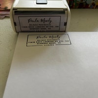 Self Ink Address Stamp Personalized Address Stamp Custom - Etsy