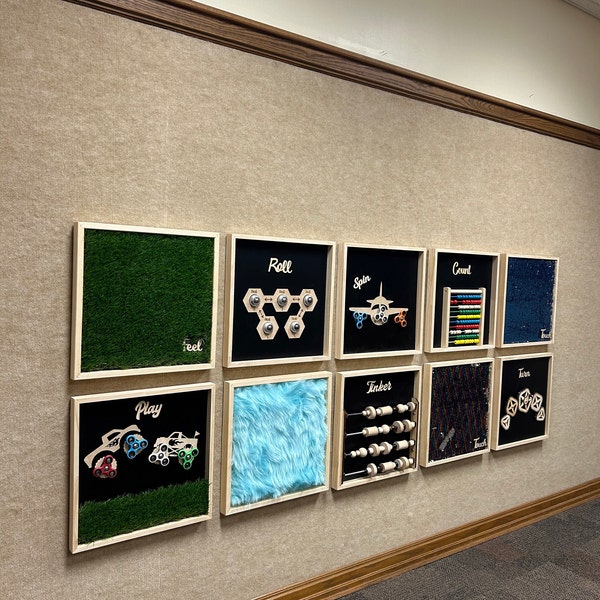 Fidget Spinner Sensory, Sensory Board for Autism, Sensory Wall Panel - Etsy