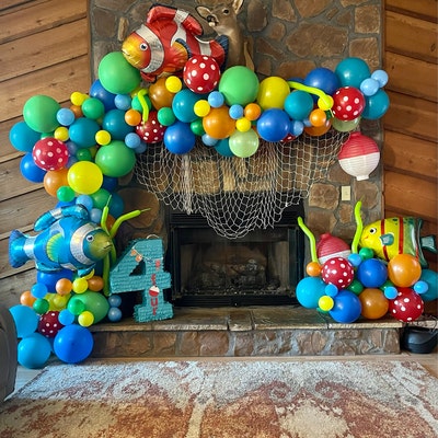 20'' Tall Number One Pinata Fish Theme - Etsy