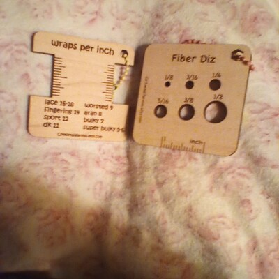 Wraps per Inch Gauge Yarn Tool Knitting Tool WPI Tool - Etsy