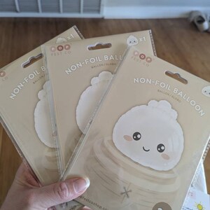 21 Dumpling Bao Bun Jumbo Balloon Little Dumpling Baby Shower Party ...