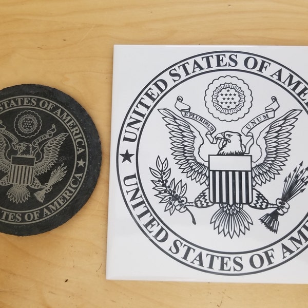 US Great Seal SVG File. American Eagle Digital Files in Svg, Eps and Dxf for Laser Cut, Cnc ...