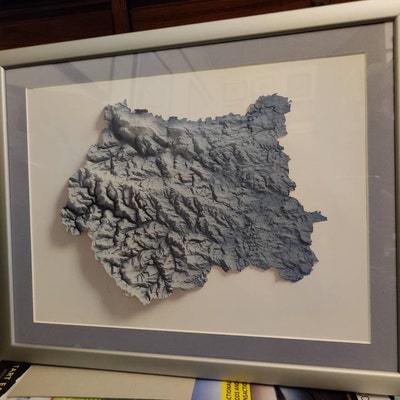 Physical Map of Akhand Bhārat Historic Indosphere in South Asia Shaded ...