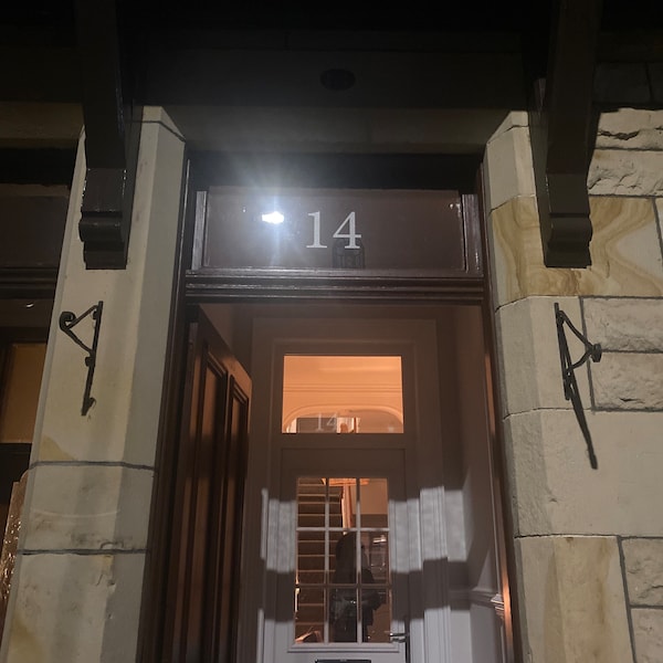 Frosted Fanlight Door Number, Etched Glass House Number, Victorian ...