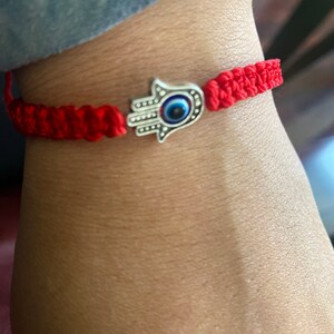 Hamsa Hand Red String Bracelet, for Happiness, Luck, Health, and Good ...