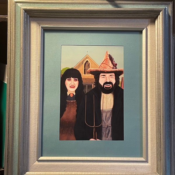 Shrekna Stranger Things X Shrek Vecna Meme Print Painting Wall Art ...