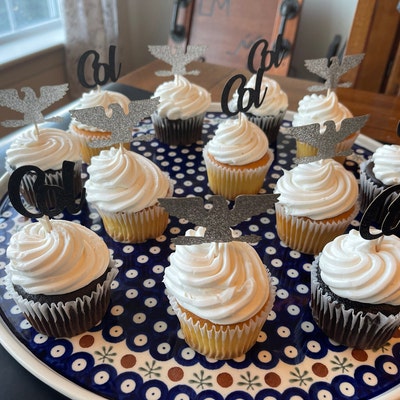 Colonel Emblem and Text Cupcake Toppers - Etsy
