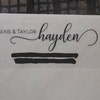 Script Address Label, Modern Script Return Address Label, Custom ...