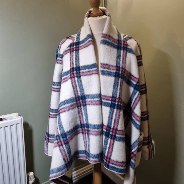 Blanket Coat PATTERN - Digital Pdf + Video Tutorial, Suitable for Beginners, Upcycling Project ...