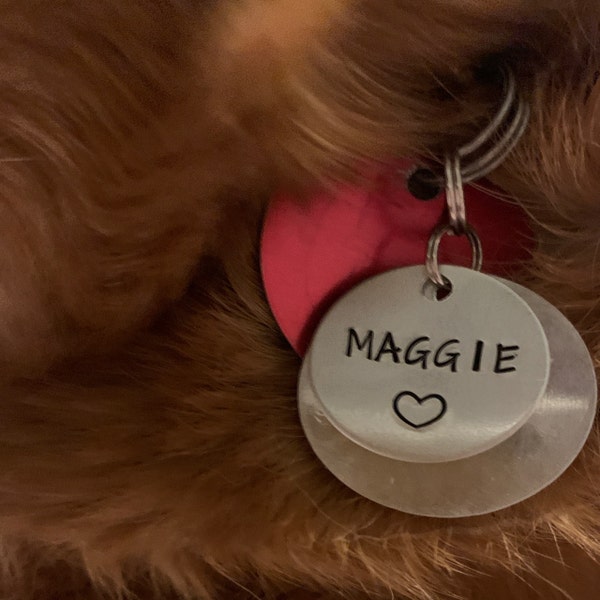 Custom Funny Dog Tag, I Still Live With My Parents, Pet ID, Hand ...
