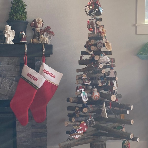 Weihnachtsbaum aus Holz Modell Lichtung, nachhaltiger Tannenbaum ...
