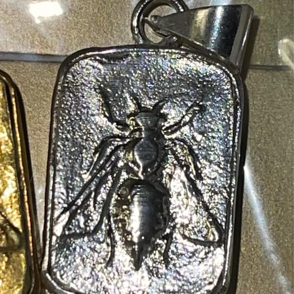 Roman Coin Intaglio Pendant Silver | Honey Bee Gold Coin Pendant ...