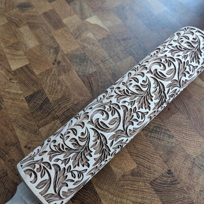 COWS Rolling Pin, Embossing Rolling Pin, Engraved Rolling Pin by Laser ...