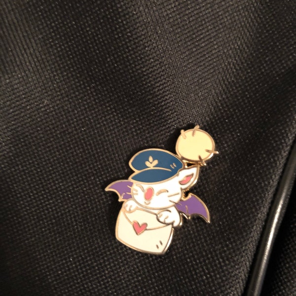 Delivery Moogle Mail | FFXIV Final Fantasy | Fanart | Enamel Pin - Etsy
