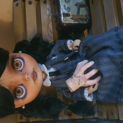 MADE TO ORDER Beetlejuices Lydia Deetz Inspired Blythe Doll Accessories ...