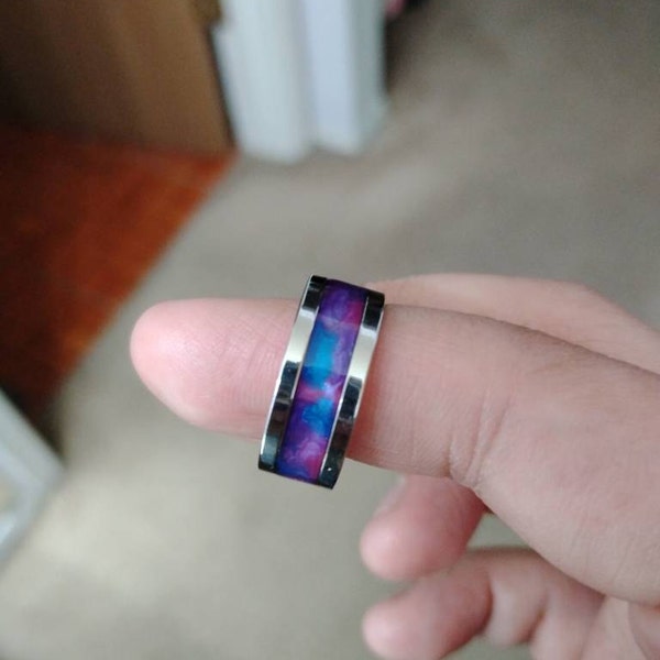 Aroace Ring - Aroace Pride Ring - Aroace Jewelry - Aroace Sunset Pride ...