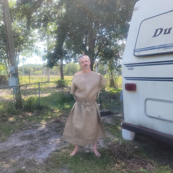 Sackcloth Prayer Robe (faith Robe) - Etsy