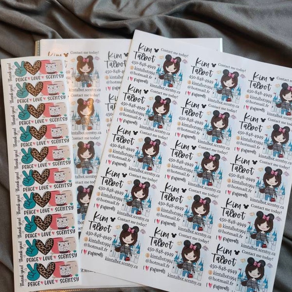 Wax Warmer Referral Stickers - Etsy