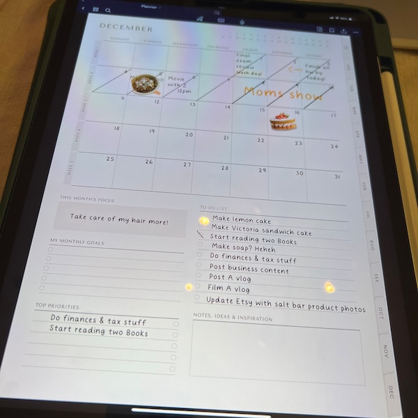 Digital Planner Ipad Planner Goodnotes Planner Minimalist Planner