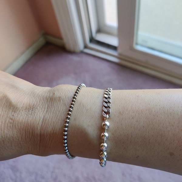 Bracelet Stack Set or SINGLE Bracelet, Instant Collection, Sterling ...
