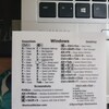 Windows PC Reference Guide Keyboard Shortcut No-residue Laminated Vinyl ...