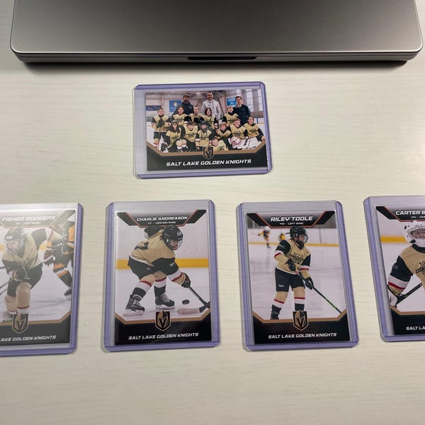 Custom Holographic Football Cards - Includes Magnetic Case, Free ...