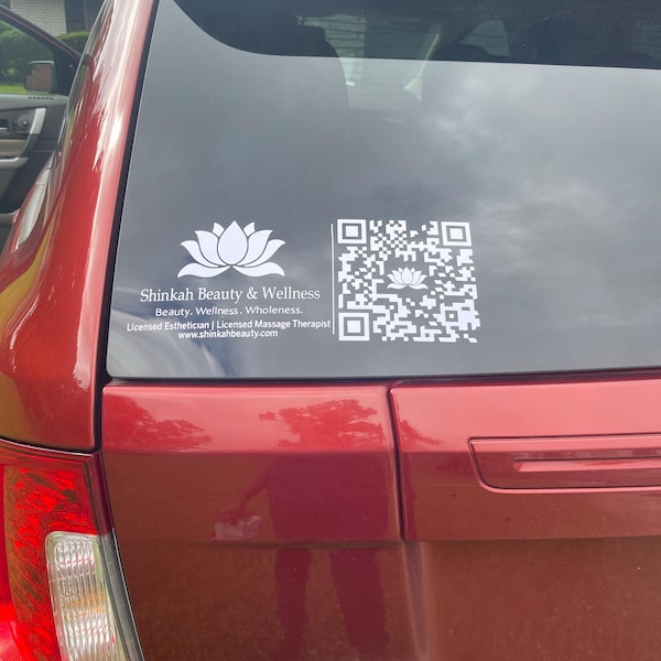 Business Qr Code Decal, Design Your Own Decal, Design Your Own Window ...