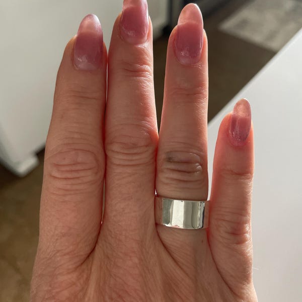 Arthritis Rings, Silver Splint Ring, Adjustable Ring for PIP or DIP ...