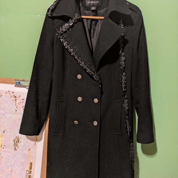 Vintage Scalloped Velvet Saddle Tan Velvet Smooth Reversible Velvet ...