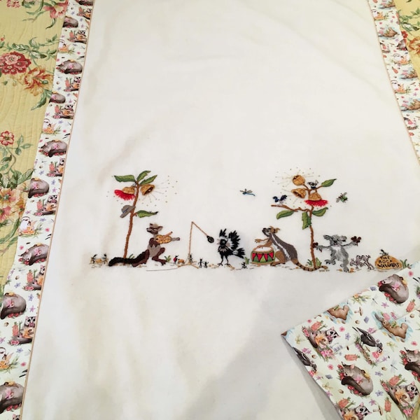 Australian Flower Fabric Australian Floral Australian Botanical Print ...