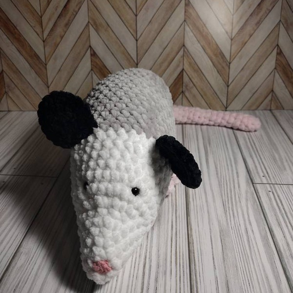 Opossum Crochet Patterns Amigurumi - Plush Possum Pattern Crochet ...