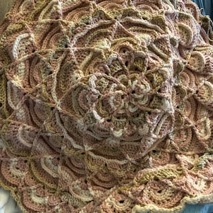 Flower Puddles Mandala Blanket Crochet Pattern - Etsy