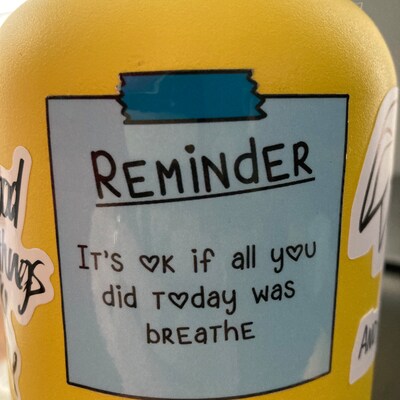 CUSTOM Mental Health Reminder Magnet - Etsy