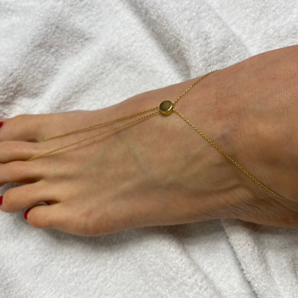 Gold Chain Anklet, 14K Gold Filled Dainty Anklet, Anklets for Women ...