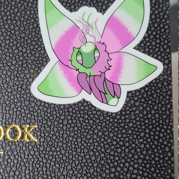 Green Black White Butterfly Moth Enamel Pin / Agender Pride Flag ...