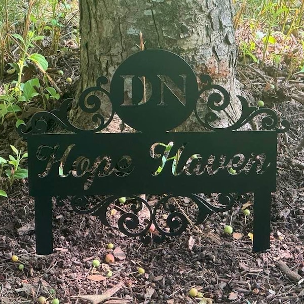 Custom Yard Sign Stake, Personalized Address Sign, Last Name Yard Stake ...