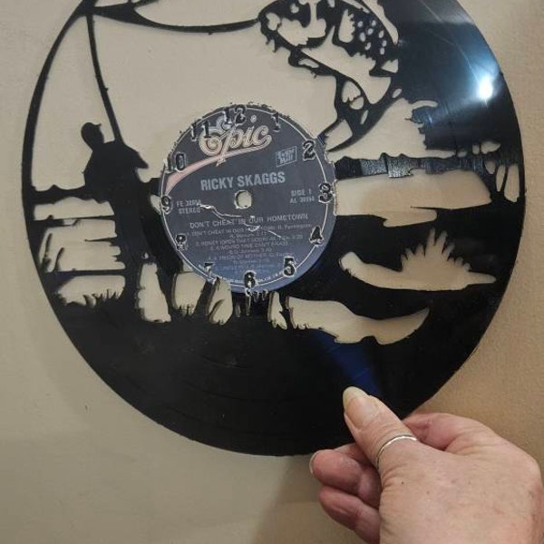 Wall Clock Fishing Laser Cut Dxf Glowforge Svg Xtool D1 CNC Cutting ...