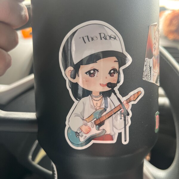 The Rose Woosung Sticker | Kpop Kband | Hobihearteu Blackrosewonder ...